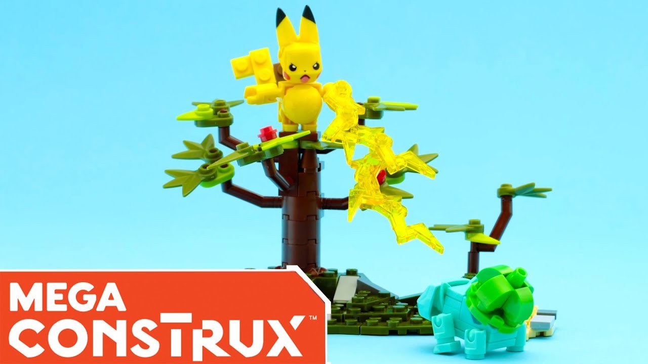 Pokémon: Pikachu vs. Bulbasaur | Mega Construx | Mattel Action! - YouTube