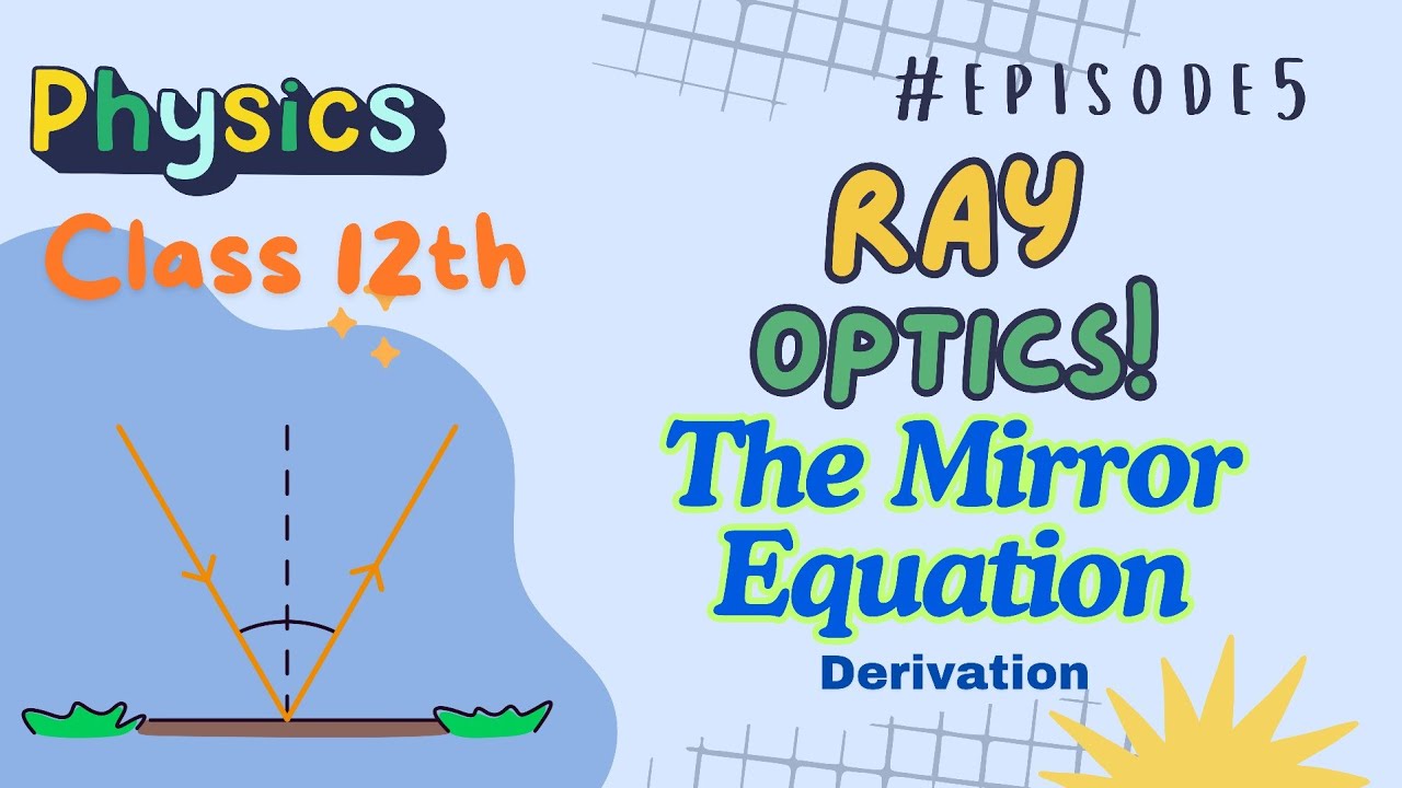 The Mirror Equation Derivation | Class 12 Physics Explained Clearly ...