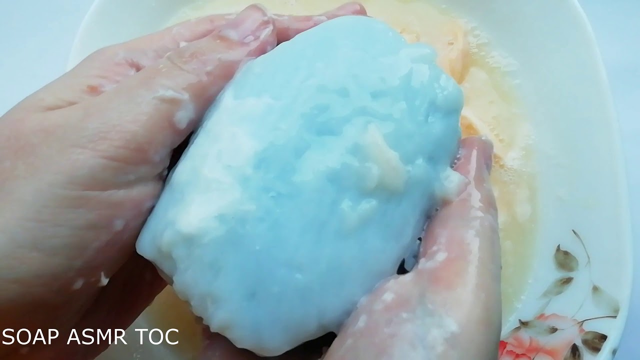 Mushy Soap/reverse video/Soaked Soap - ASMR Relaxing Video - YouTube