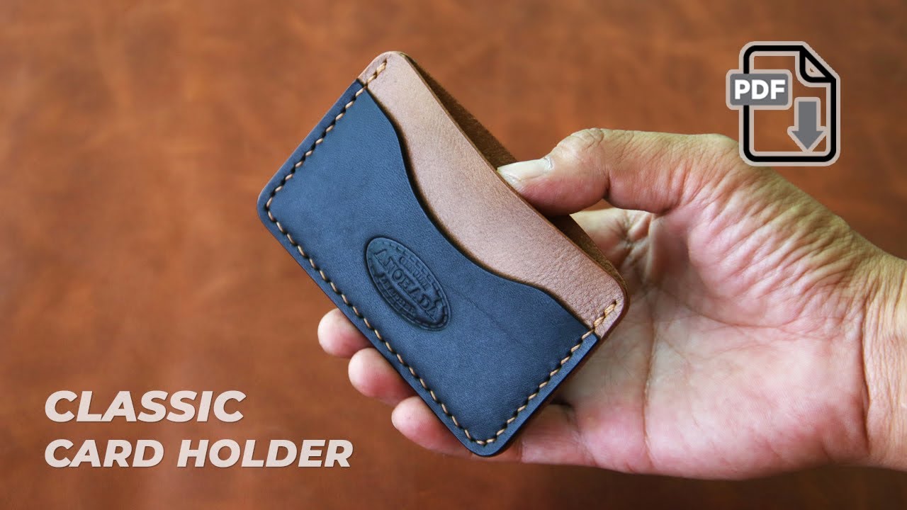 Classic Card Holder || In-depth tutorial with PDF pattern - YouTube