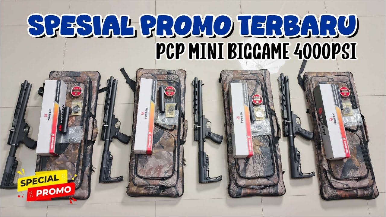 PROMO SENAPAN PCP MINI BIG GAME MURAH | PCP BIG GAME MINI EVOLUTION ES ...