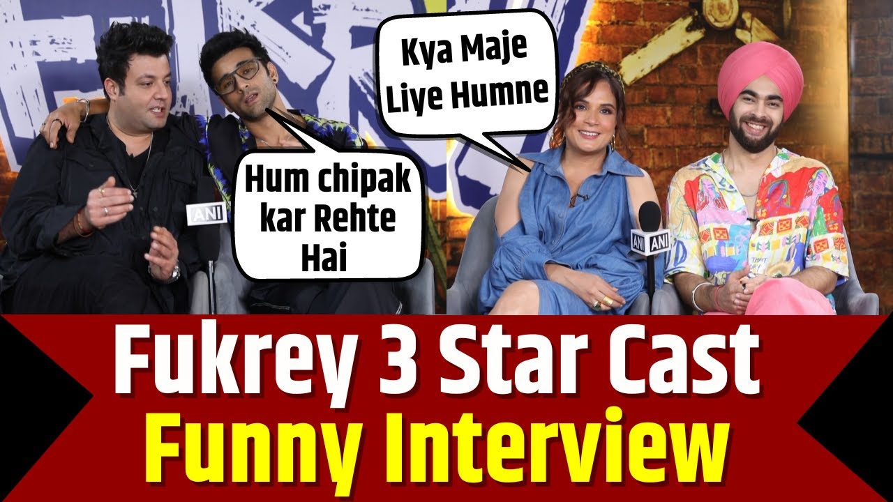 Fukrey 3 Star Cast Funny Interview | Fukrey Reveal Their Secrets ...