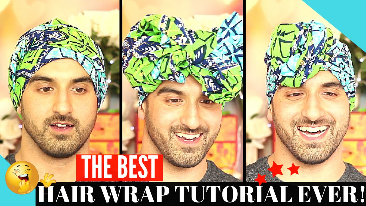 THE BEST HEAD WRAP TUTORIAL - Must See - HOW TO TIE A HEAD WRAP - 3 ...