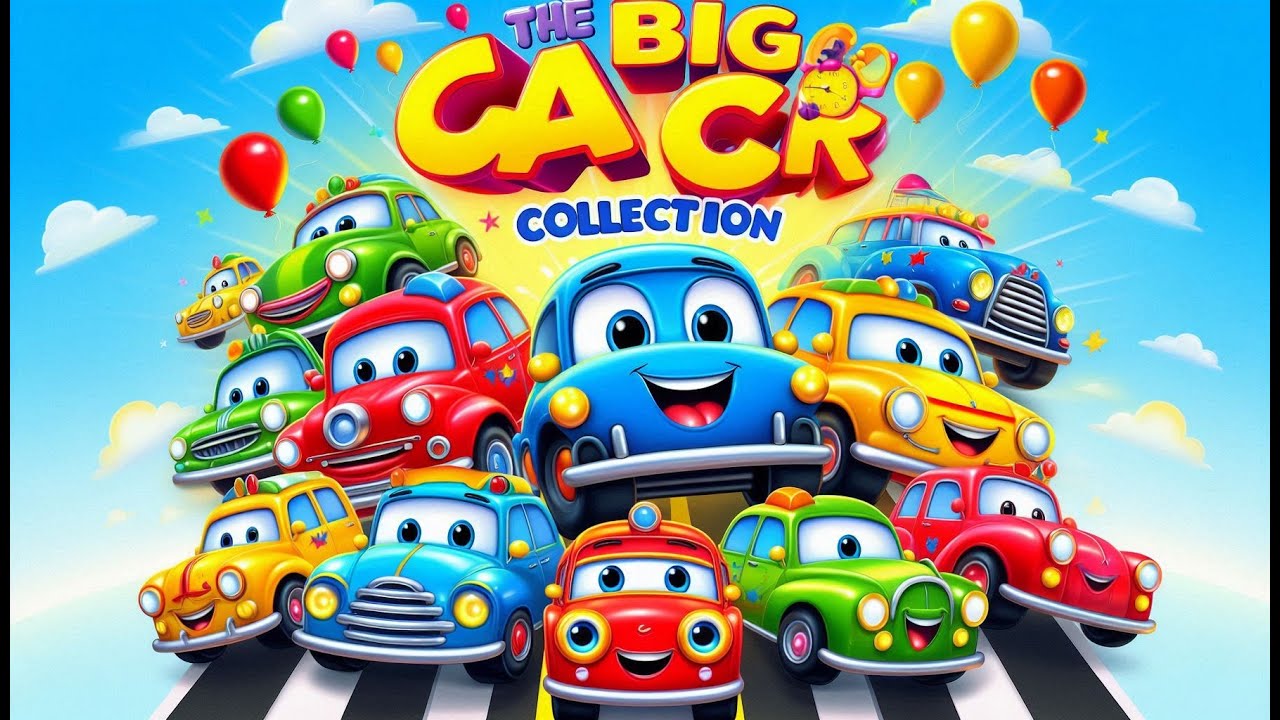The Big Car Collection | Fun Kids' Rhyming Song About Cars | Nursery ...