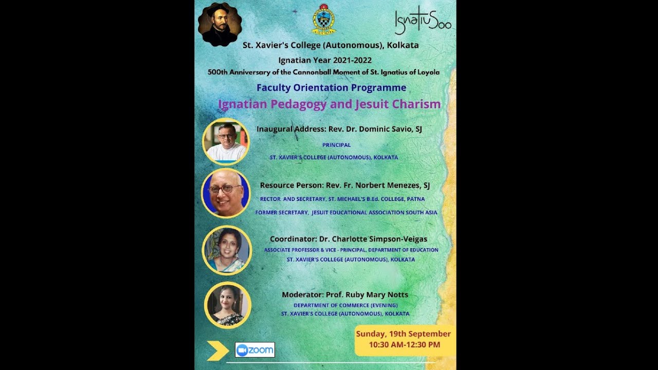 Faculty Orientation Programme - Ignatian Pedagogy and Jesuit Charism ...