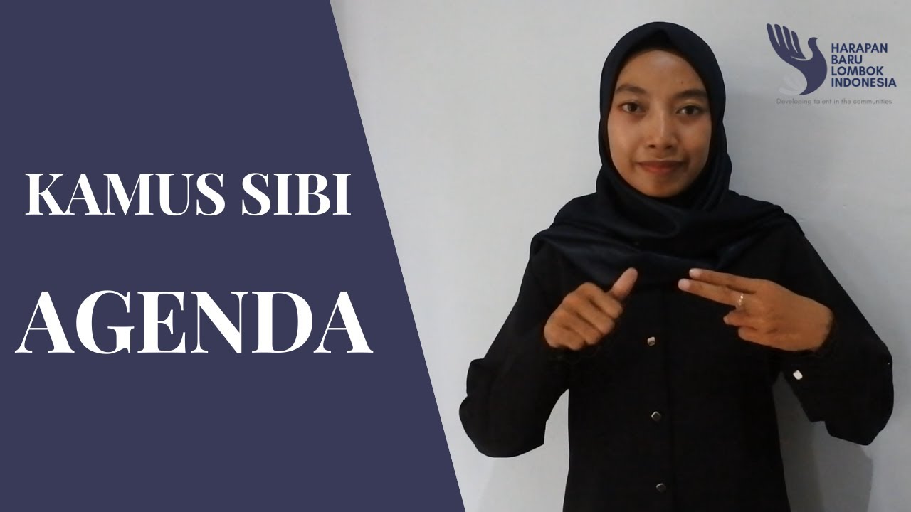 Kamus SIBI - Agenda - YouTube
