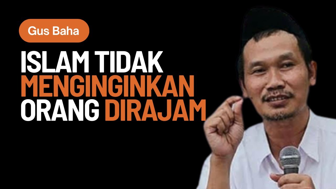 Gus Baha - Islam Tidak Menginginkan Orang Dirajam, Penjelasannya Begini ...