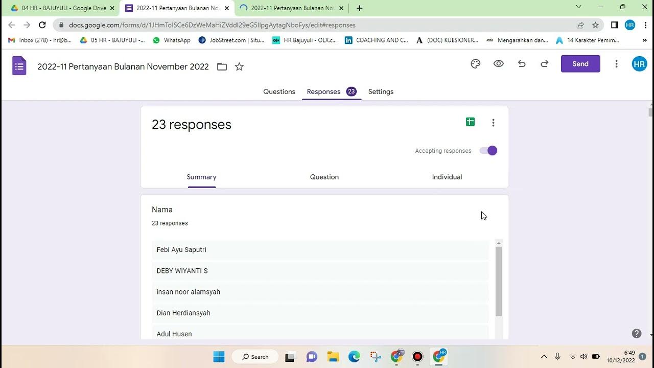 How to Process Data from Google Forms - YouTube