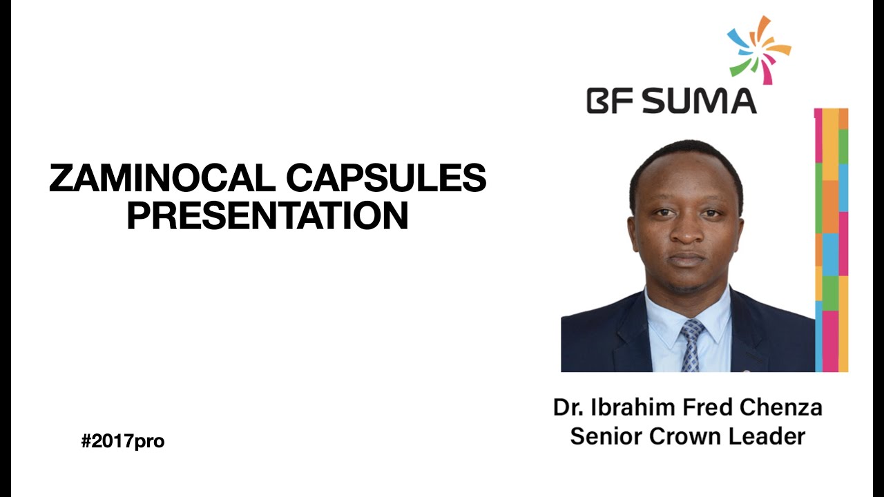 Zaminocal Capsules Products Presentation by Dr. Ibrahim Chenza(PhD ...