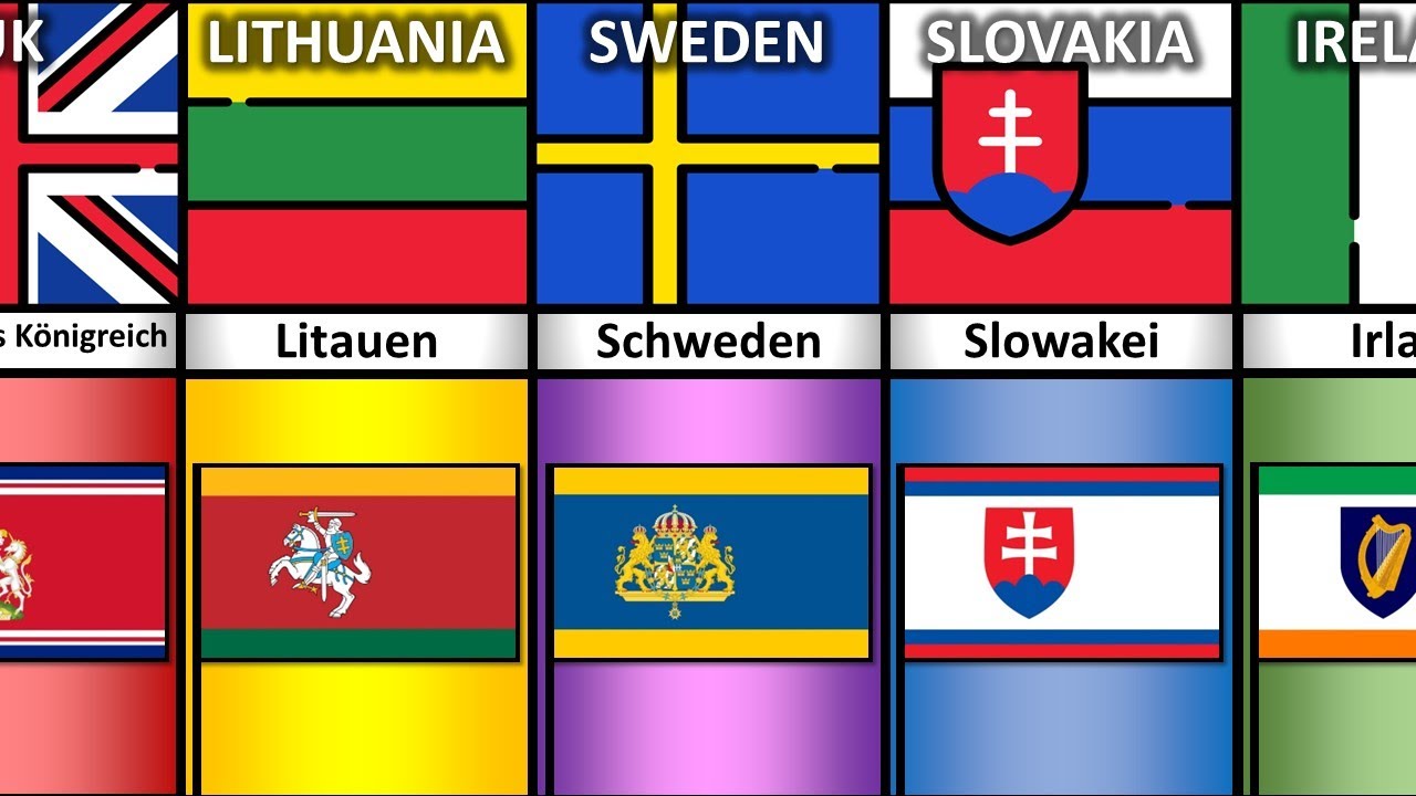 EUROPEAN FLAGS in the Style of Prussia - Alternate Flags of Europe ...