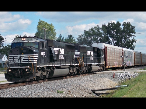 SVR 2016, Day 49: K5L3L?- NS 6803 leads NS 23V north through Ossian - YouTube
