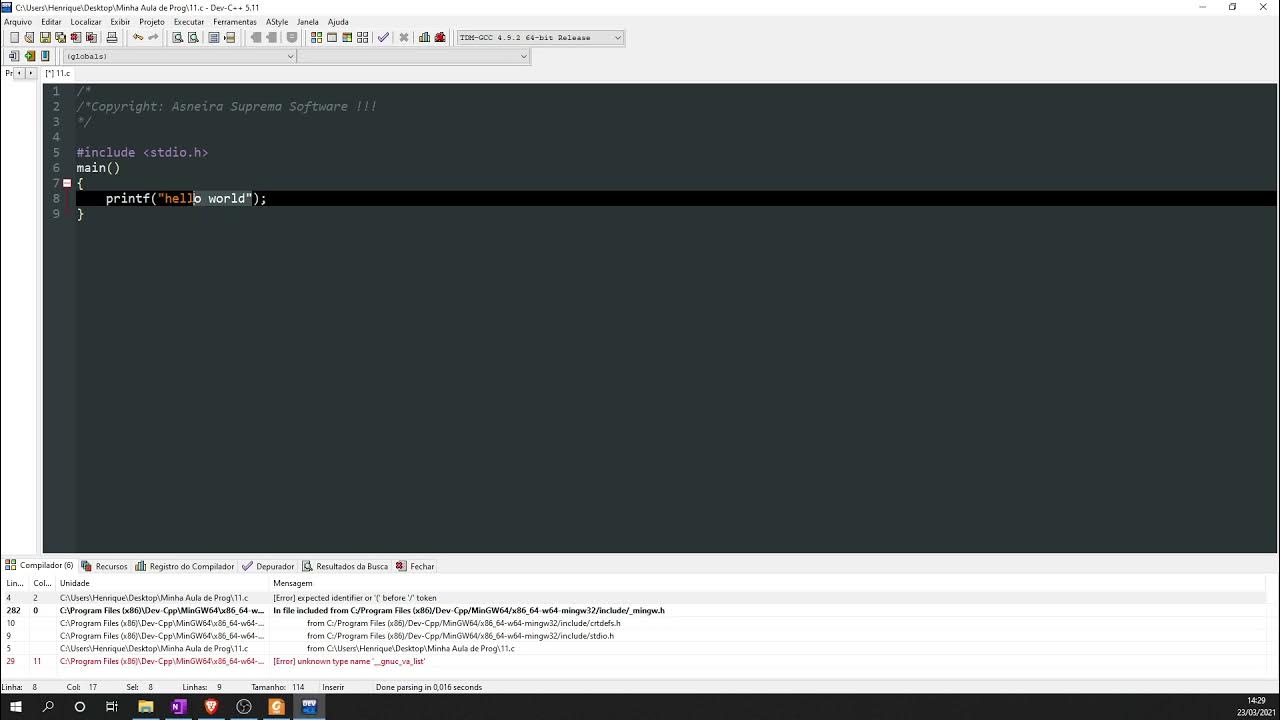 Luís Damas Linguagem C Cap. 2 Ex. 11.7 - YouTube