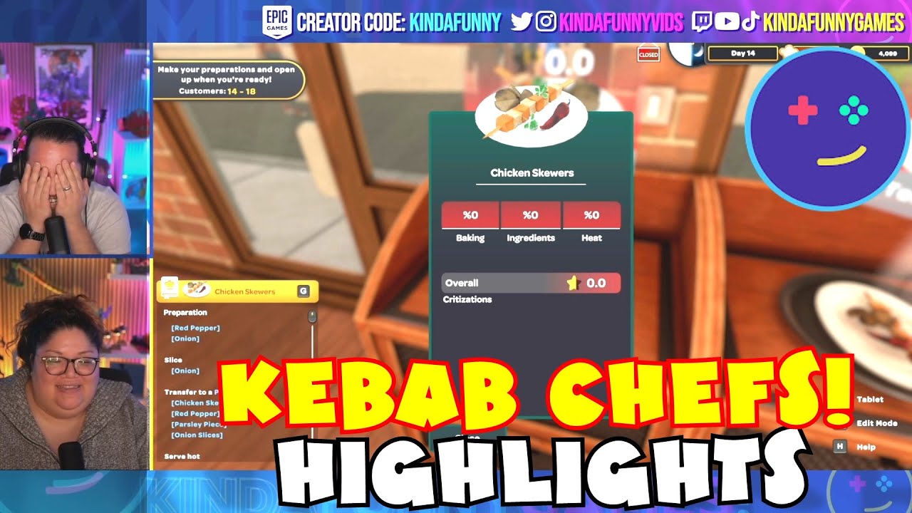 Kebab Sim Breaks Kevin (Kinda Funny Games Stream Highlights) - YouTube