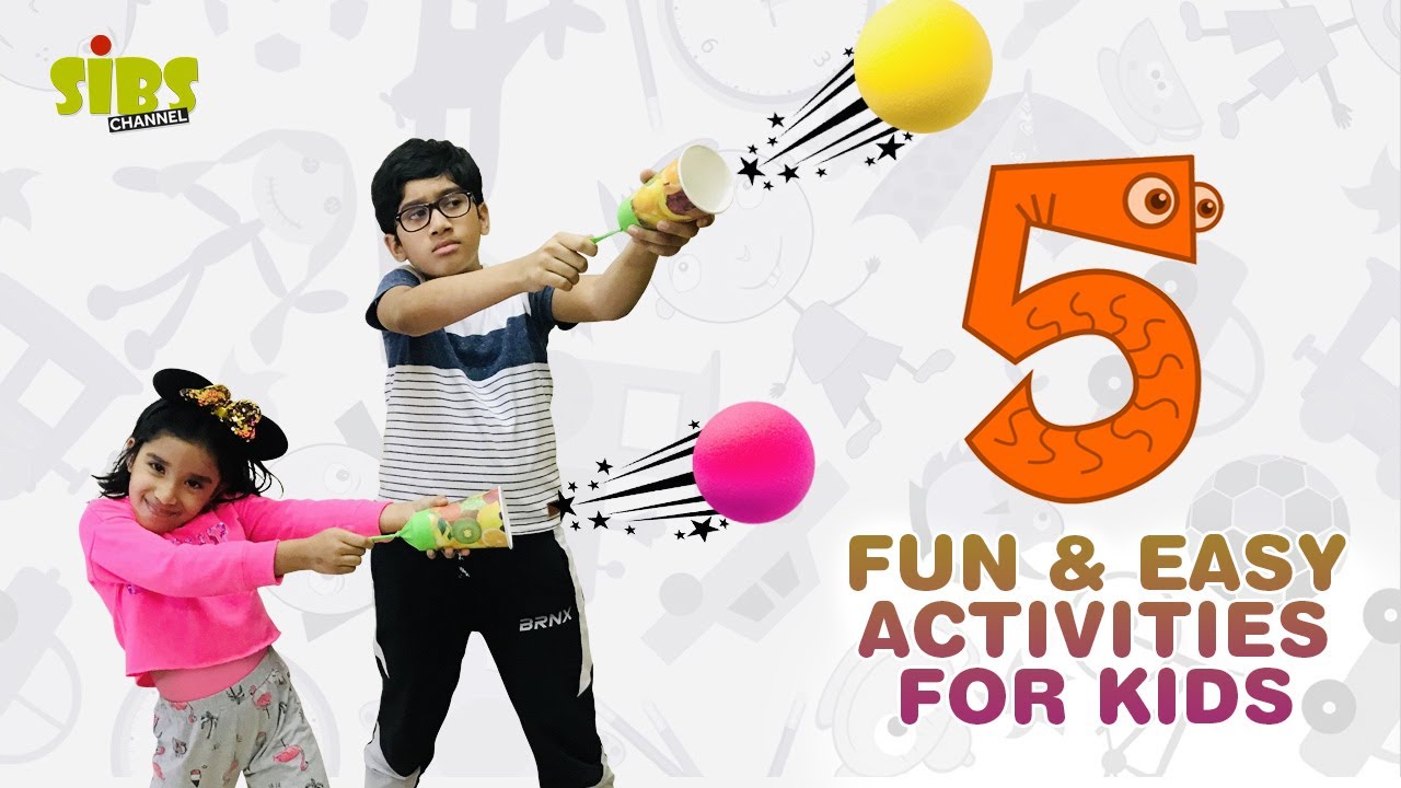 5 Fun and easy activities for kids l Creative art and craft ideas ...