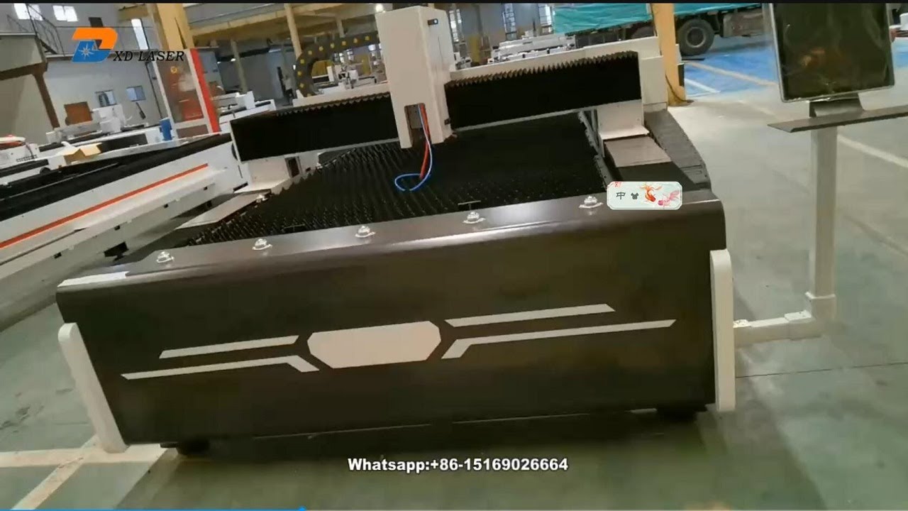 1KW 1 5KW 2KW 3KW 4KW Fiber Laser Cutting Machine - YouTube