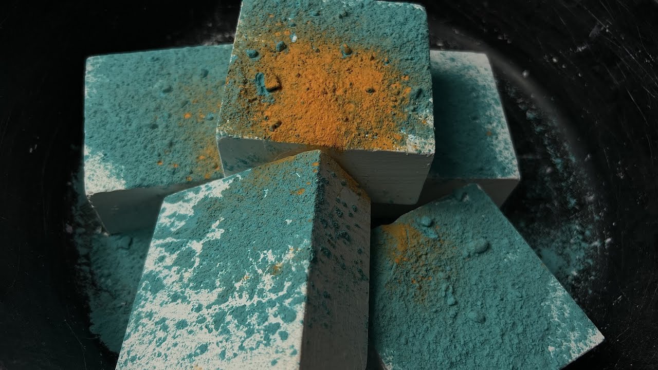 ASMR | GYM CHALK CRUSH | This hard chalk needs to go | ODDLY SATISFYING ...