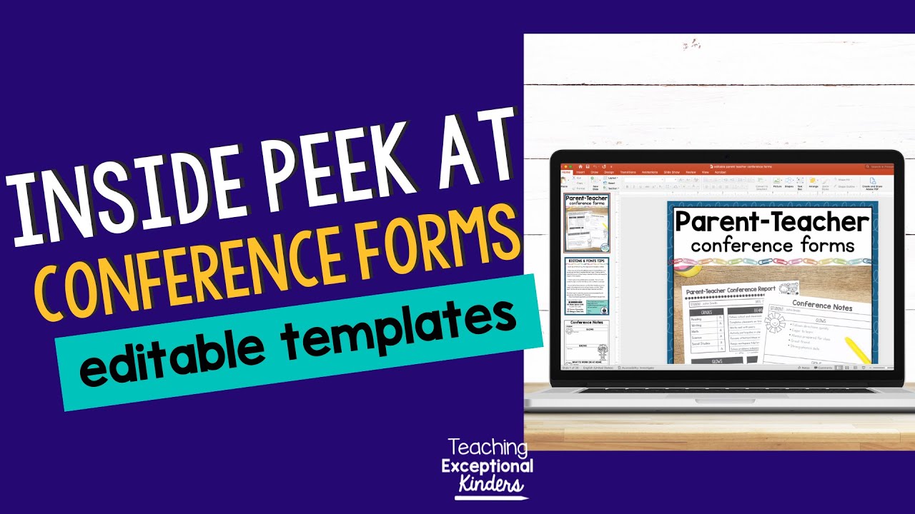 Editable Parent Teacher Conference Forms Sneak Peek YouTube editable-parent-teacher-conference-forms-sneak-peek-youtube