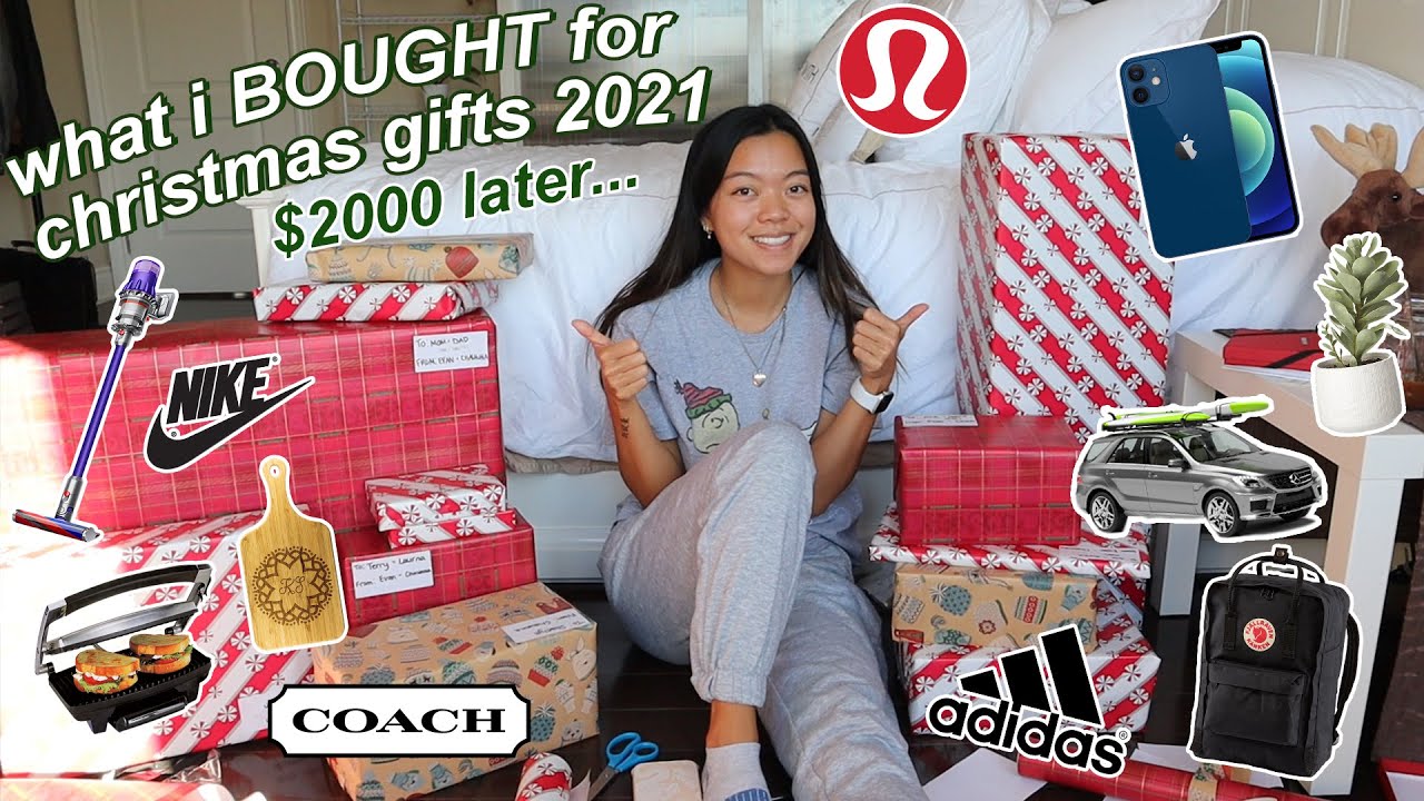 what i BOUGHT for christmas gifts 2021 | wrap presents with me! - YouTube