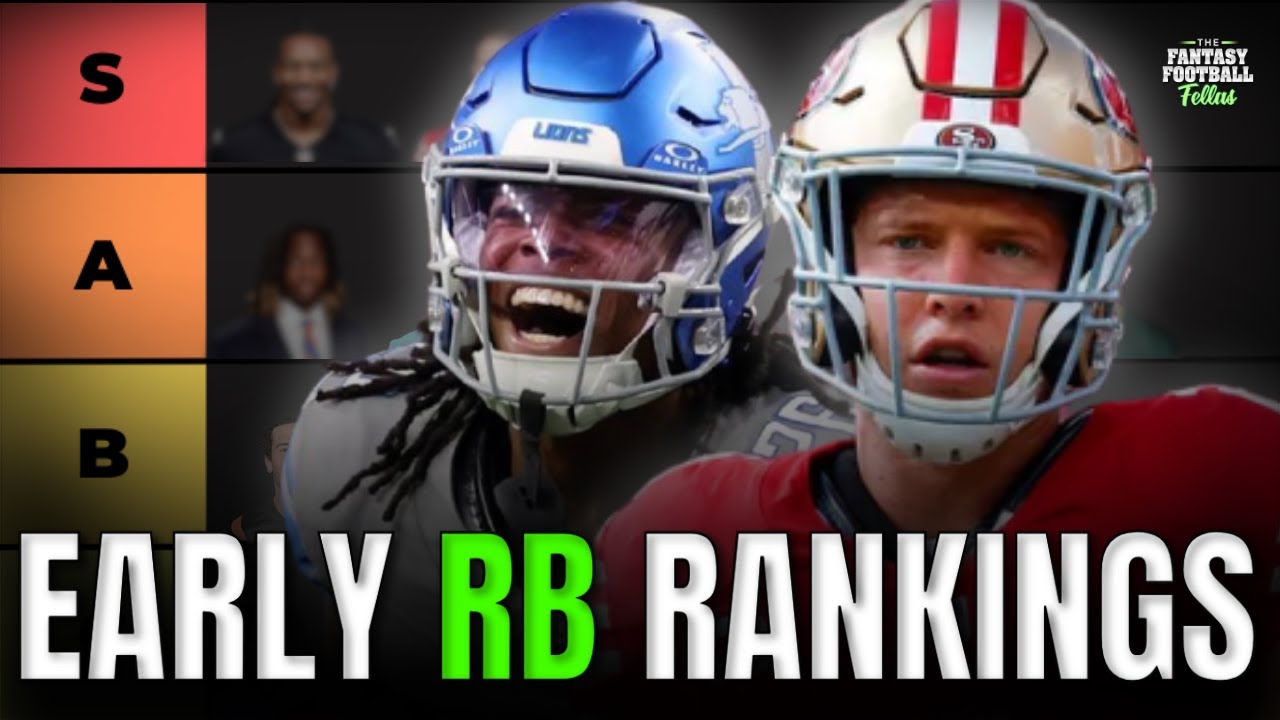 Early 2025 Fantasy Football RB Rankings & Tiers (Top 36) - YouTube
