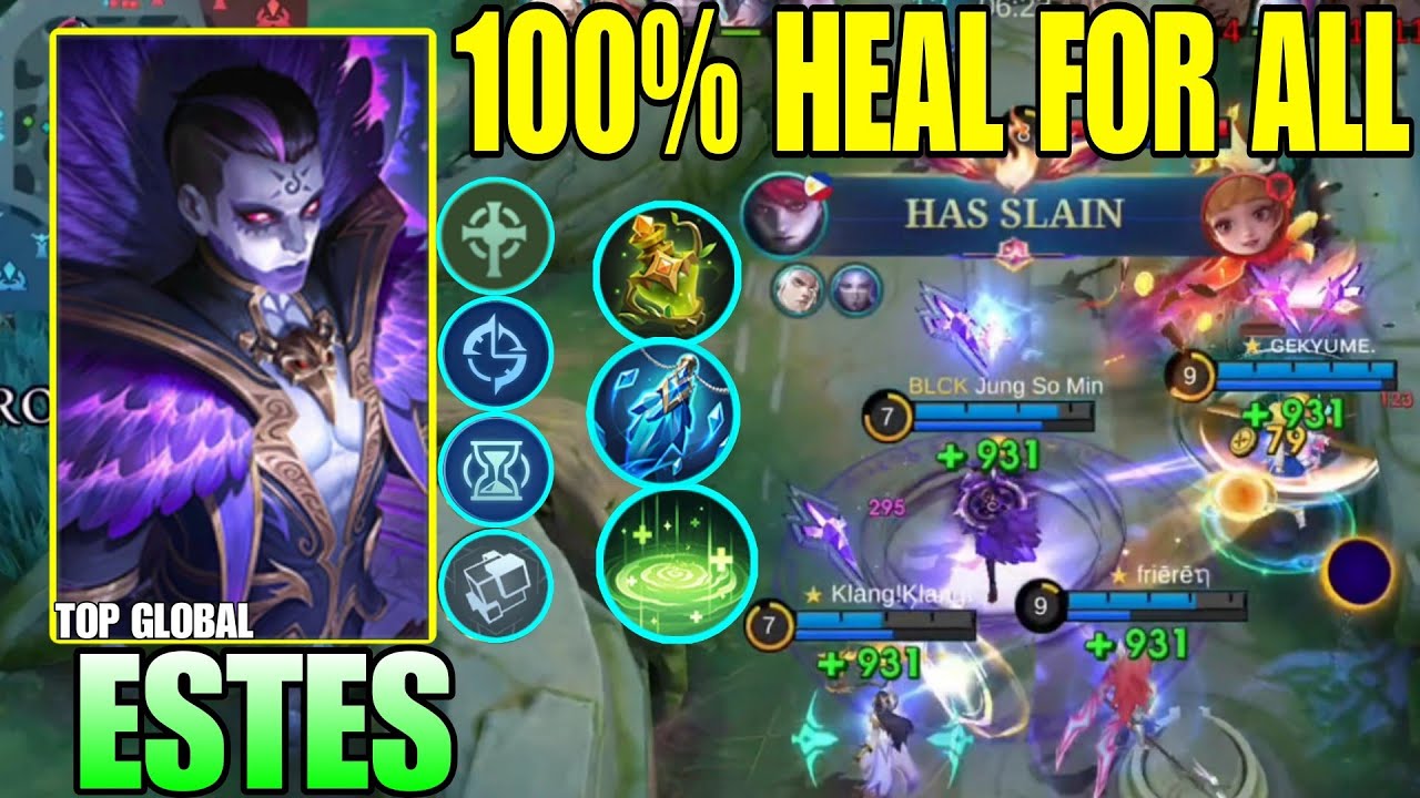 Estes Best Build and Emblem 2025 pt.369 - Build Top 1 Global Estes ...