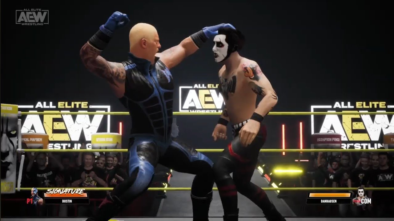 Dustin Rhodes vs Danhausen. Total Nonstop Elite. AEW: Fight Forever ...
