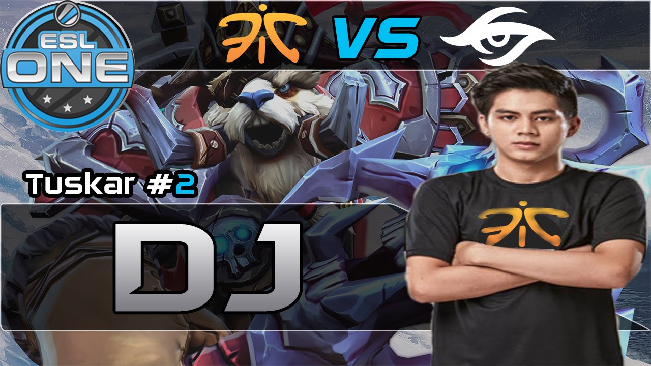 Dota 2 | Fnatic DJ / Chrissy - Tuskar | vs Team Secret | Gameplay @ESL ...