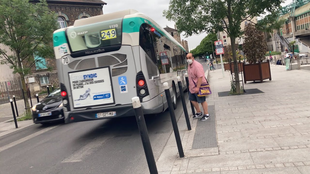 Bus RATP — Ligne 249 — Porte des Lilas — Place Valerie Andre — GX337 ...