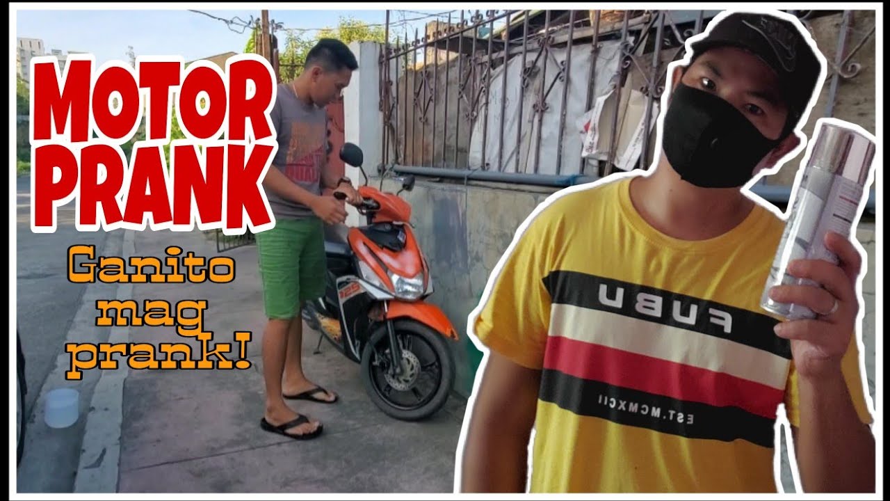 MOTOR PRANK | GANITO MAG PRANK | MOTOVLOG - YouTube
