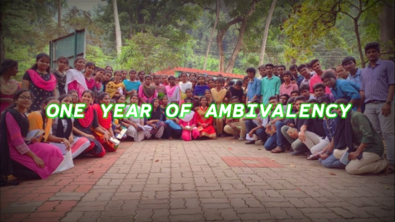 One Year of Ambivalency | Fresher's 2k19 | ADAC & RI TRICHY | One Year ...