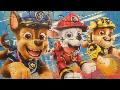 Paw Patrol Puzzle - Chase, Marshall and Rubble | puzzles for you - YouTube