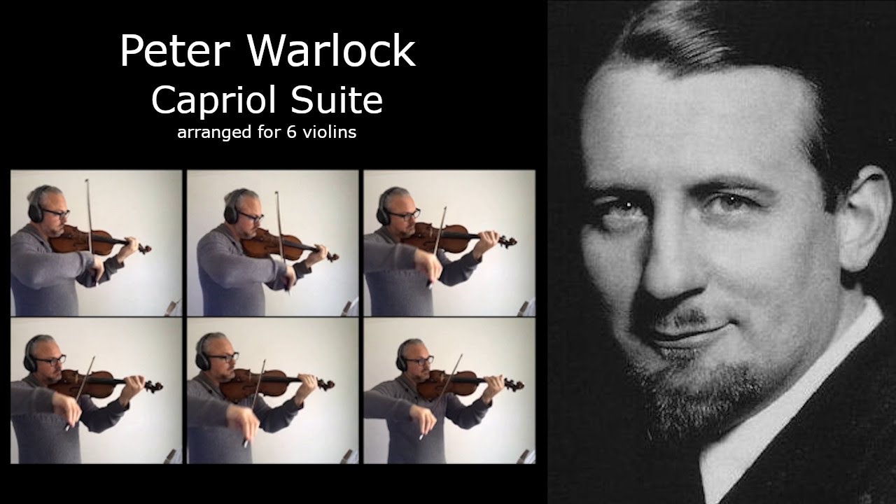 Peter Warlock - Capriol Suite arranged for 6 violins - YouTube