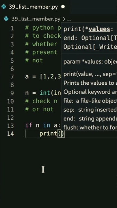 Python Program To Check Whether The Element Is Present In List Or Not | Tech Blooded | #Shorts ...