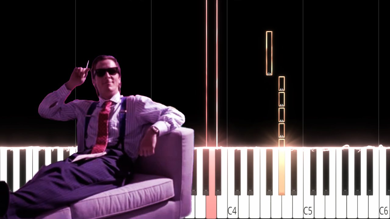 Patrick Bateman Theme (Beginner/Super Easy) Slowed Piano Tutorial (Free ...