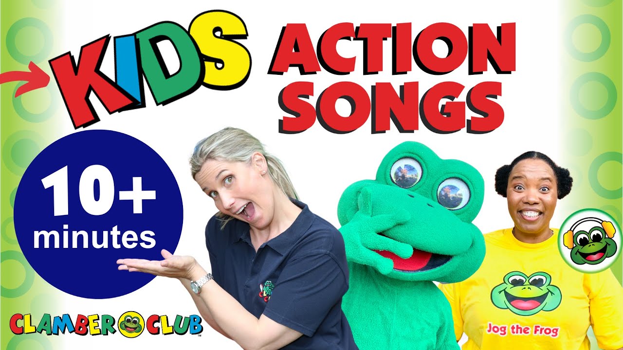 The best kids action songs! Movement songs for kindergarten kids with ...