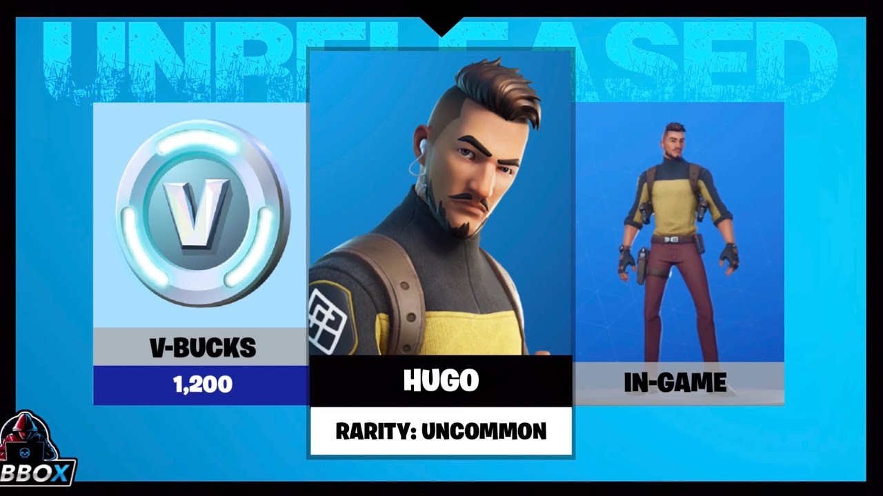UNRELEASED “HUGO” SKIN SHOWCASE!!! - Fortnite Battle Royale - YouTube