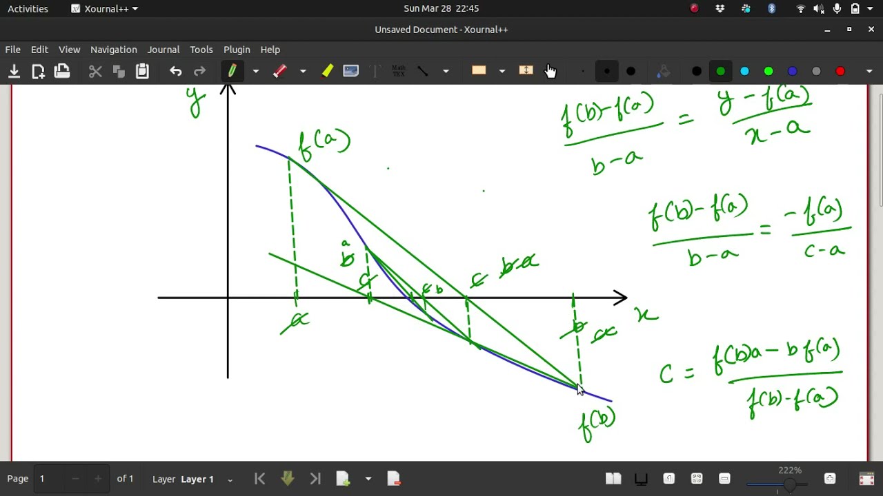 Numerical Methods Using Gnu Octave Secant Method Youtube
