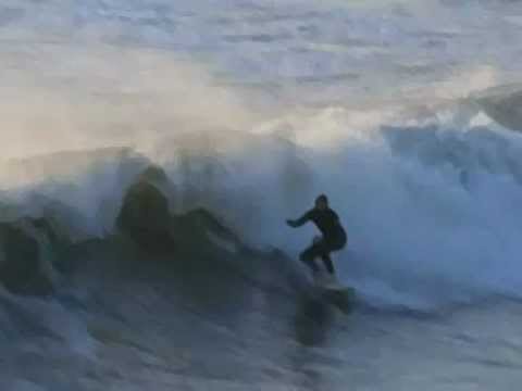 Surfing Inch beach - YouTube