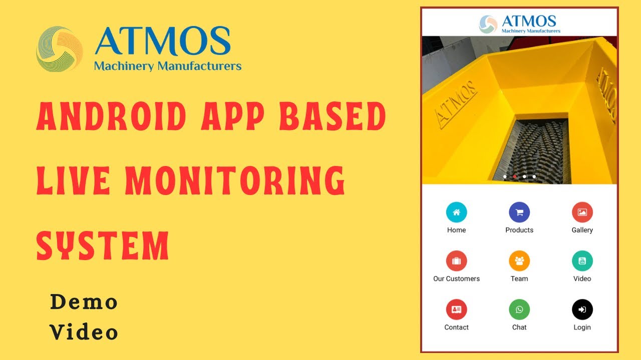 ATMOS Android App Based Live Monitoring System Demo Video | Shredder ...