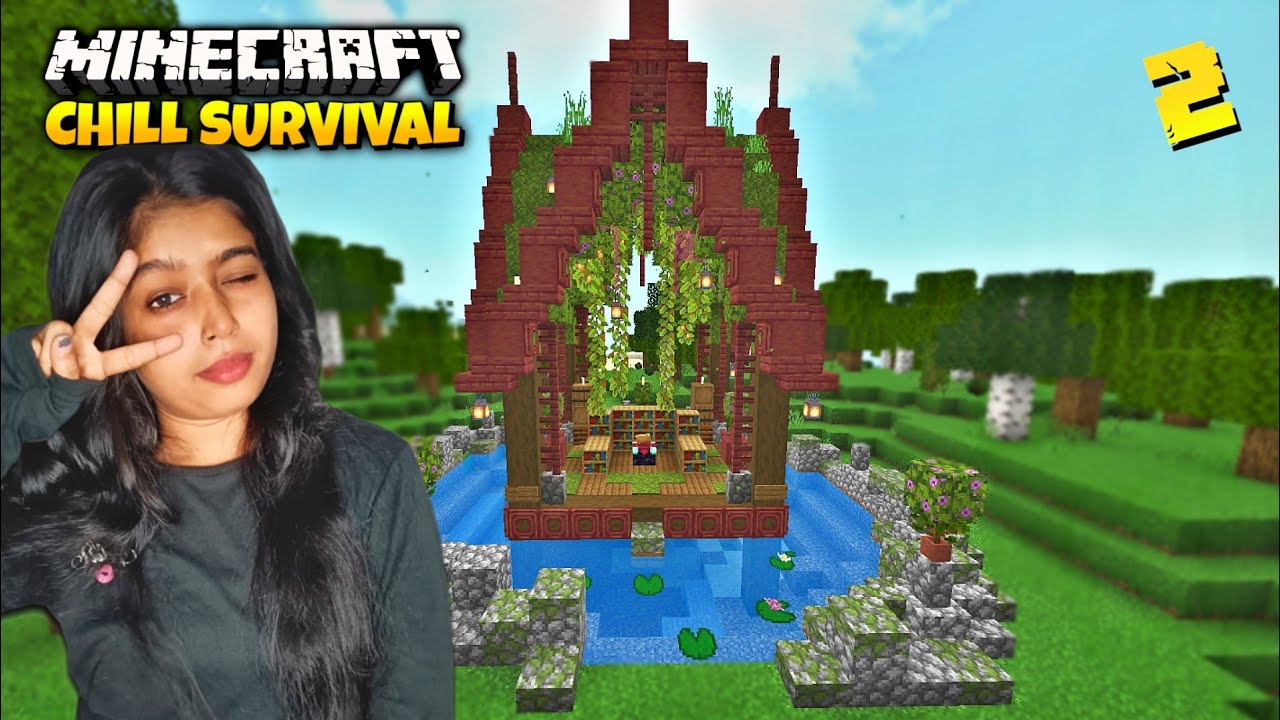 I build Fantasy 💫 Enchanting House | EP 2 | CHILL SURVIVAL - YouTube