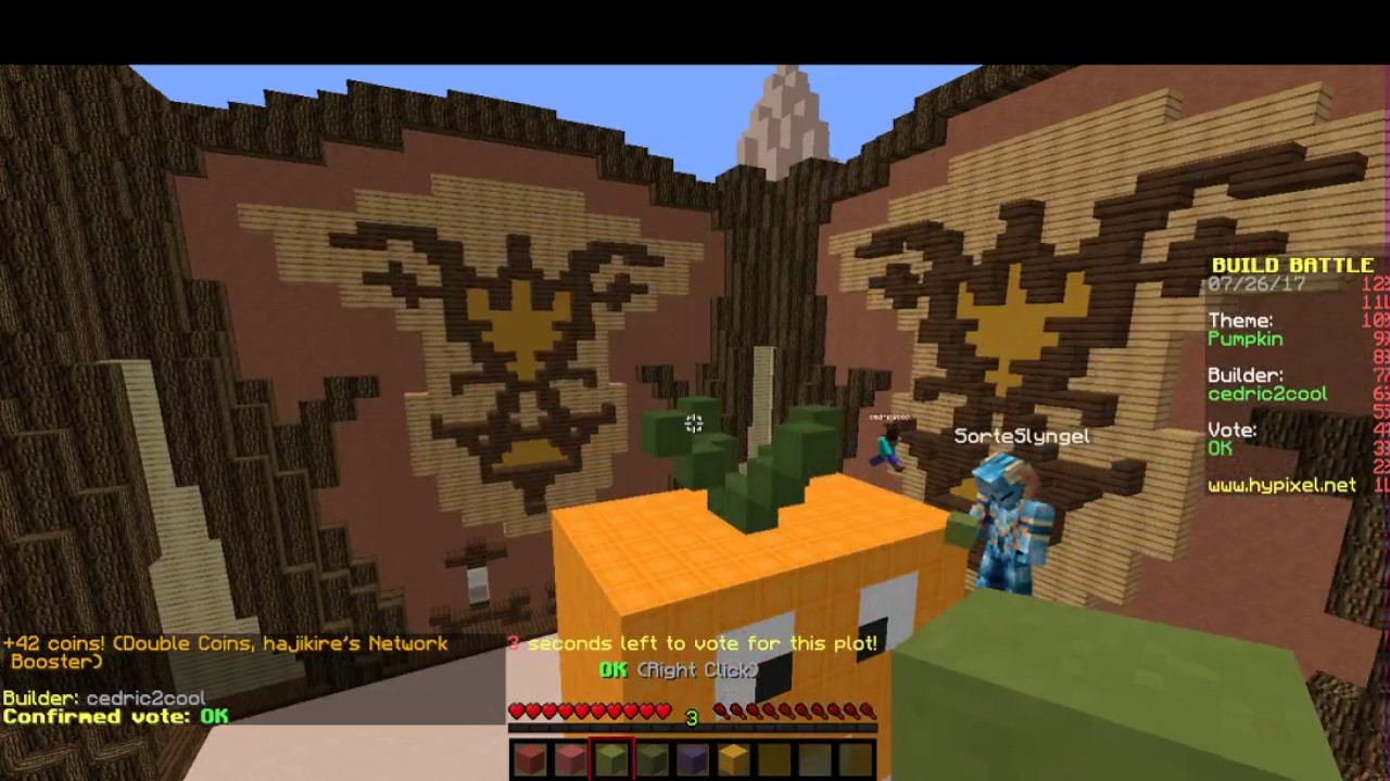 Build Battle On Hypixel!!!!! - YouTube