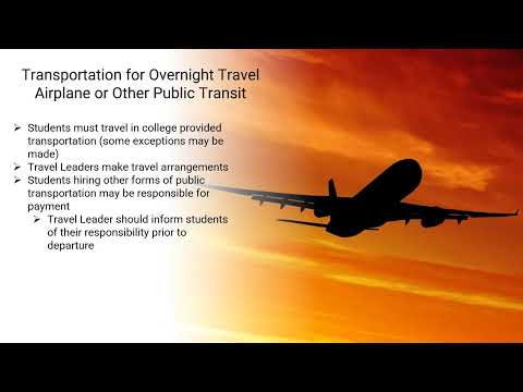 Student Domestic Travel for Vector Training