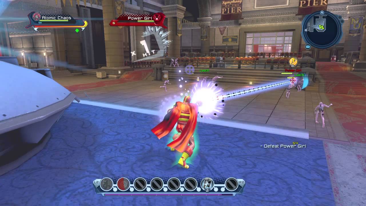 DC Universe Online - Powergirl fight (Villain side) - YouTube