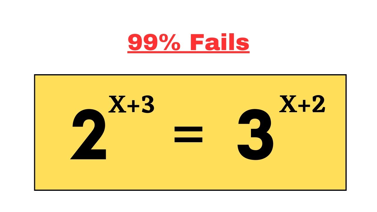 A nice exponential Math Olympiad problem (2018) - YouTube
