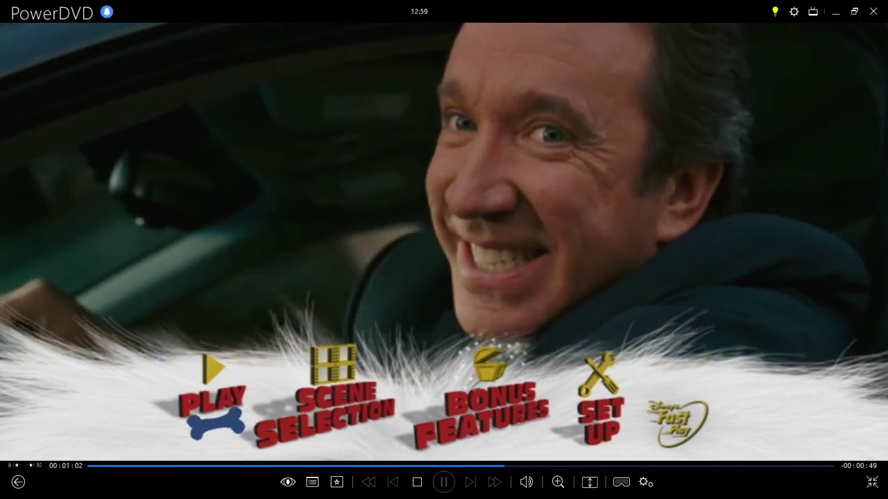 The Shaggy Dog 2006 DVD Menu Walkthrough - YouTube