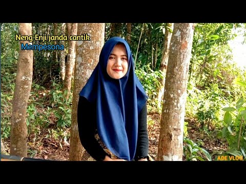 Vlog kampung ketemu Neng Enji | janda muda anak satu baru tiga bulan bercerai