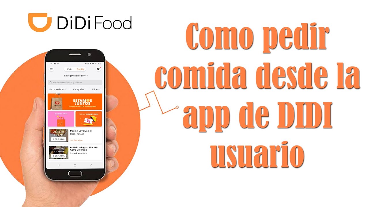 Didi Food🛵| Como pedir comida desde la app de Didi Usuario👉📲 - YouTube