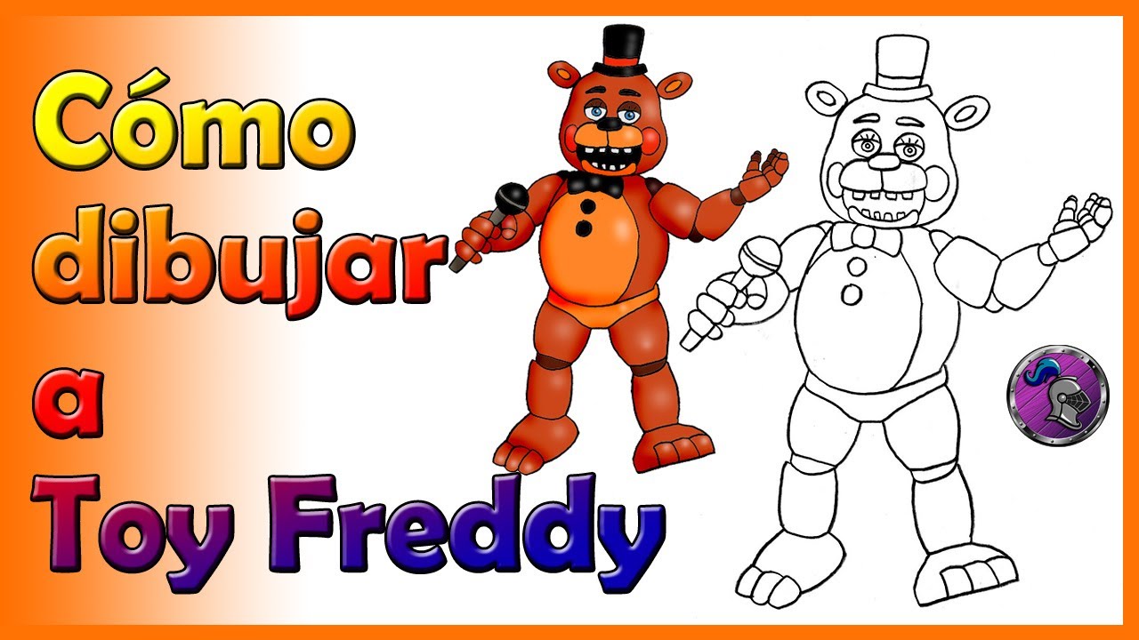 🐻Cómo dibujar A TOY FREDDY (FNAF) 🐻How to draw TOY FREDDY ️ - YouTube
