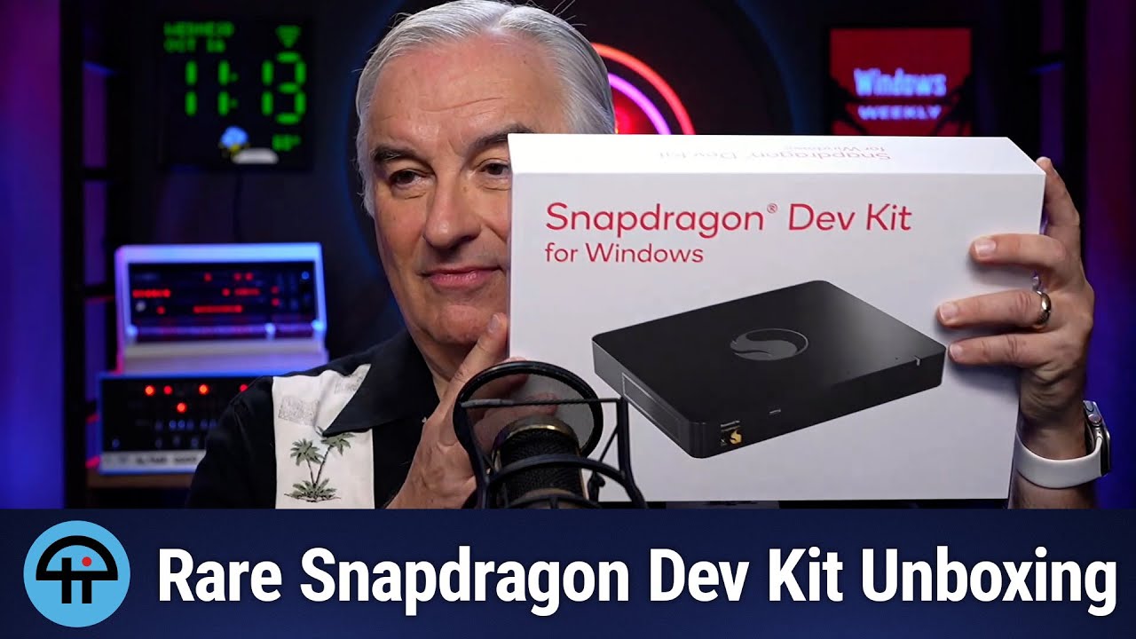 Leo Laporte Unboxes His (Now-Canceled) Snapdragon Dev Kit! - YouTube