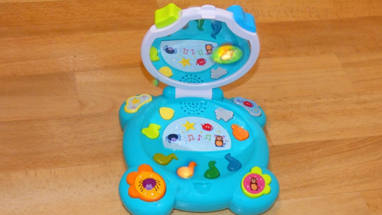 Laptop for baby. Magic mirror musical baby laptop toy with nursery ...