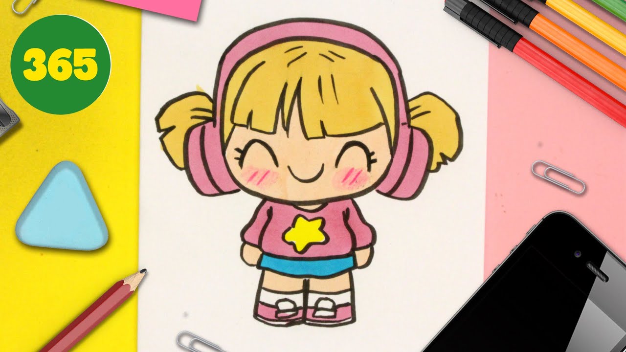Comment Dessiner Une Fille Kawaii Dessins Kawaii Facile Comment